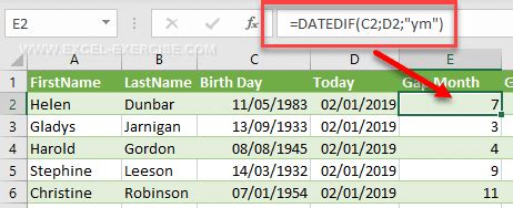 How To Highlight A Birthday Reminder In Excel