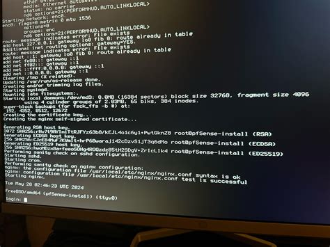 stuck while booting usb installer r pfsense