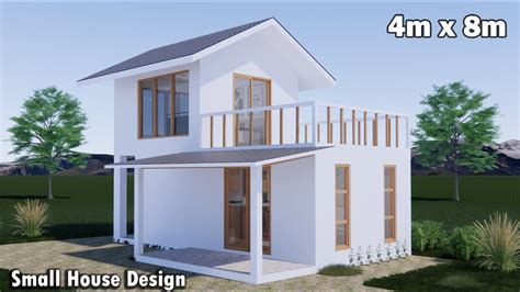 4x8 Small House Design DT64 Architects YouTube