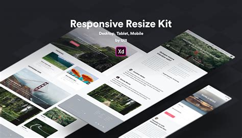 Responsive Resize Kit Behance