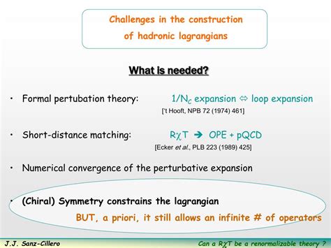 Ppt Can A Resonance Chiral Theory Be A Renormalizable Theory Powerpoint Presentation Id