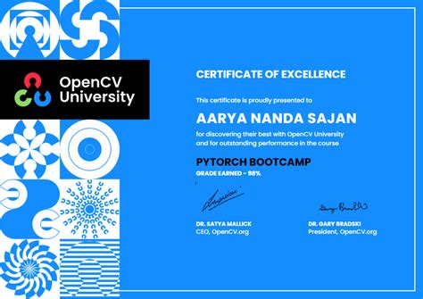 Pytorch Bootcamp Free Pytorch Bootcamp Certificate Opencv