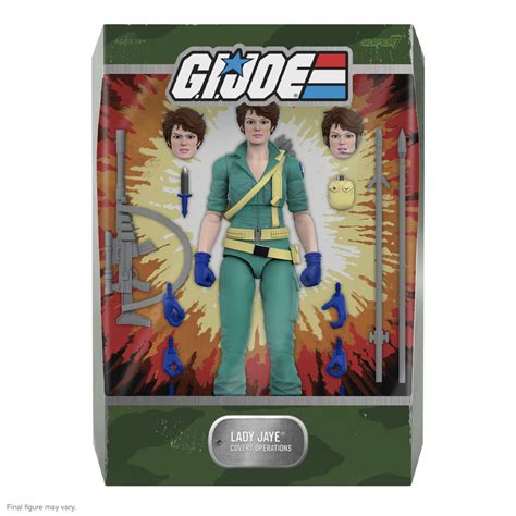 G I Joe Ultimates Lady Jaye Dic Teal 7 Inch Action Figure