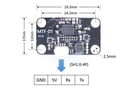 Mtf 01 Optical Flow Sensor Module Xpart Electronic
