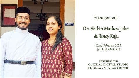 Dn Shibin Mathew John And Rincy Raju Engagement Ceremony 02022023 11