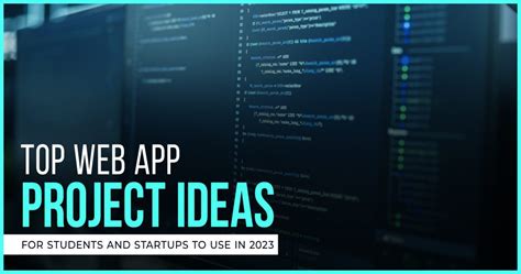 Top Web App Project Ideas For Students And Startups