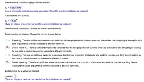 Solved Complete Parts A And B Determine The Null And Chegg