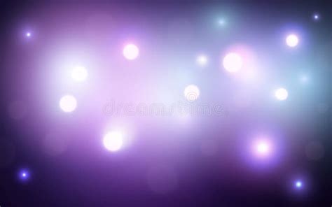 Purple Bokeh Soft Light Abstract Background Vector Eps 10 Illustration
