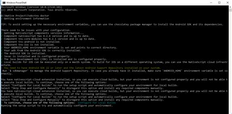 Nativescript You Need To Have Android SDK 22 Or Later And The Latest