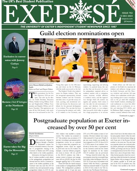 exeposé 🎄print issue 752 out now🎄 the final issue of