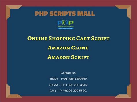 Ppt Best Selling Amazon Clone Amazon Script Powerpoint Presentation