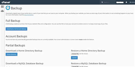 How To Backup Website And Restore Cpanel Kang Xiang