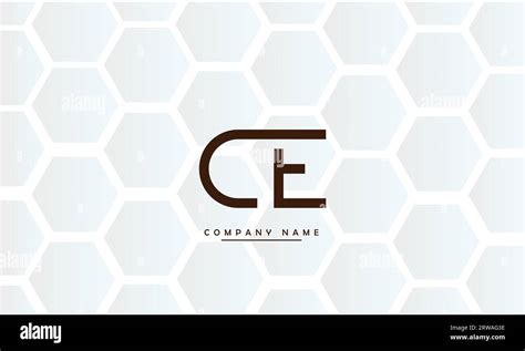 Ce Ec Abstract Letters Logo Monogram Stock Vector Image And Art Alamy