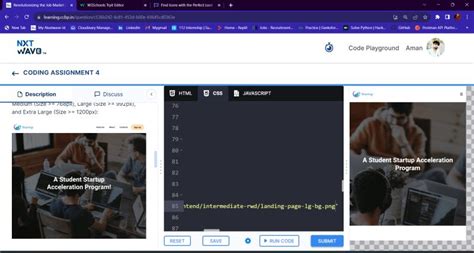 Aman Kumar On Linkedin Nxtwave Css Assingment