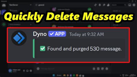 How To Clear Messages With Dyno Bot Quickly Youtube
