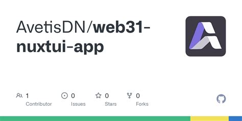 Github Avetisdnweb31 Nuxtui App