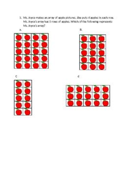 Array Worksheet By Sharieka J Teachers Pay Teachers