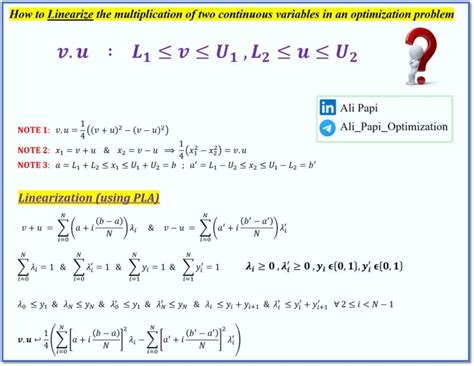 Ali Papi Rad On Linkedin Optimization Operationsresearch Linear