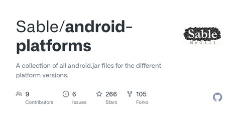 GitHub Sable Android Platforms A Collection Of All Android Jar Files For The Different
