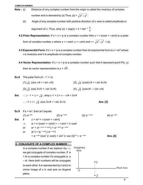 Complex Numbers Class 11 Notes For Iit Jee