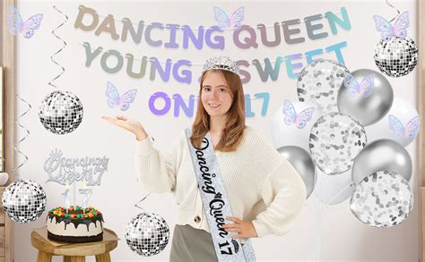 34pcs Dancing Queen Party Decorations 17dancing Queen