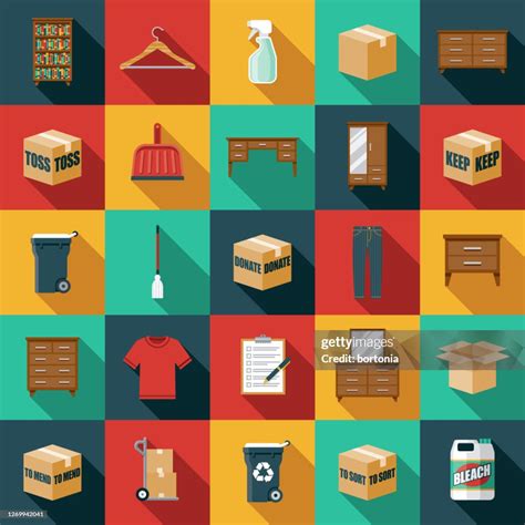 Decluttering Icon Set High Res Vector Graphic Getty Images