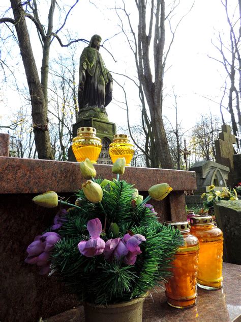 The Grave Of Józef Cichowski Warsaw