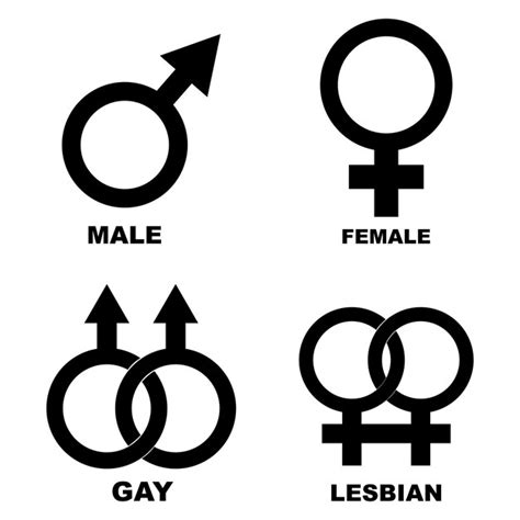 Premium Vector Gender Icon Or Symbol Vector Illustration Logo Template