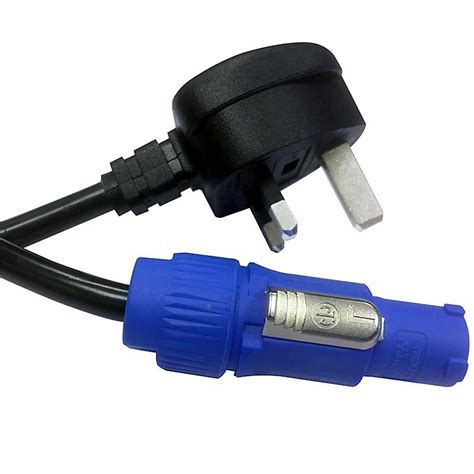 1 5m Neutrik Powercon Mains Cable 1 5mm 20a Uk Mains Active Speaker
