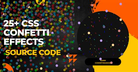 25 css confetti effects demo free code