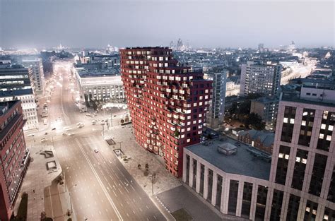 «Пиксельная» форма фасада ЖК RED7