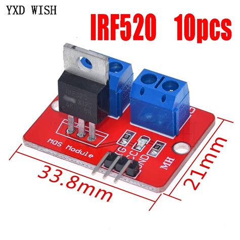 tekercs huzalkábel szigetelt 10db 0 24v felső mosfet gomb irf520 mos