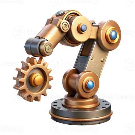 Majestic Retro Concept Art Style Ultra Detailed Isolated Cutout Of A Single Stylized Robotic