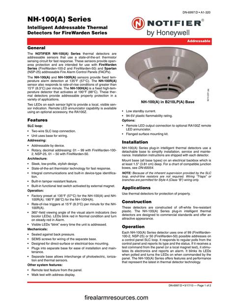 Notifier Nbg 12 Series Data Sheet Download Fire Alarm Documents