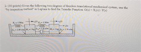 solved 2 10 points given the following two degrees of