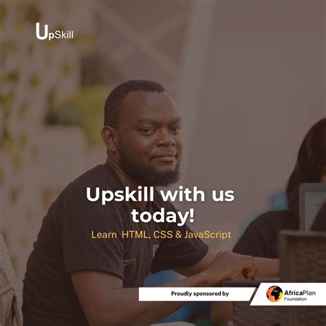 AfricaPlan Foundation on LinkedIn: #upskill #html #css #javascript #js #tech