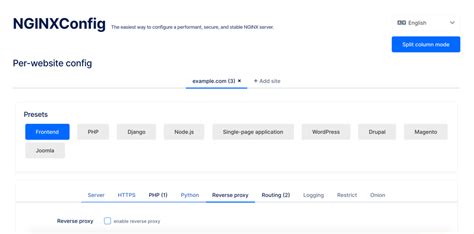 推荐一个 Nginx 可视化配置神器 腾讯云开发者社区 腾讯云