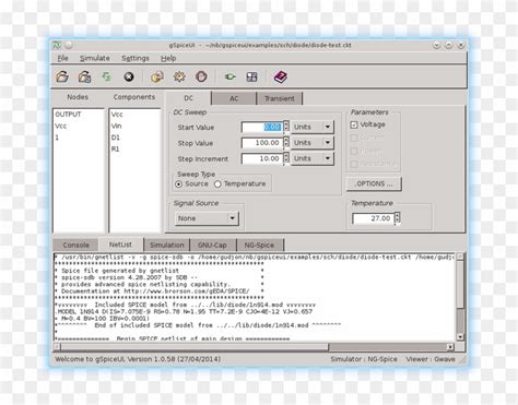 The Raw Output May Be Viewed For Any Processes Initiated Gspiceui Clipart Pikpng