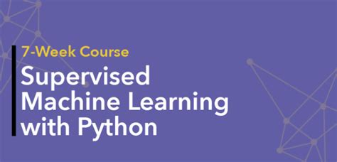 Tdwi Supervised Machine Learning Using Python Course Tdwi