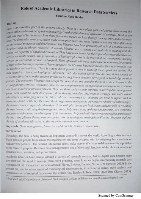 Pdf Role Of Academic Libraries In Research Data Services