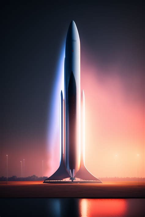50mm Photograph Of Spacex Starship Designed By Sp