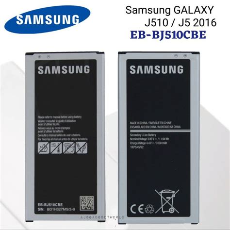 Original Battery For Galaxy J5 2016 J510 Model Battery Shopee