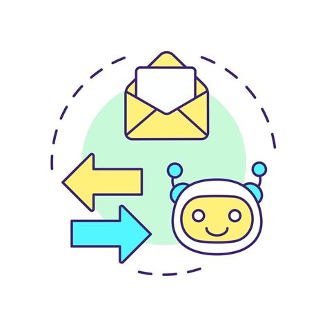 Pre Defined Trigger Multi Color Concept Icon Integrating Robotic