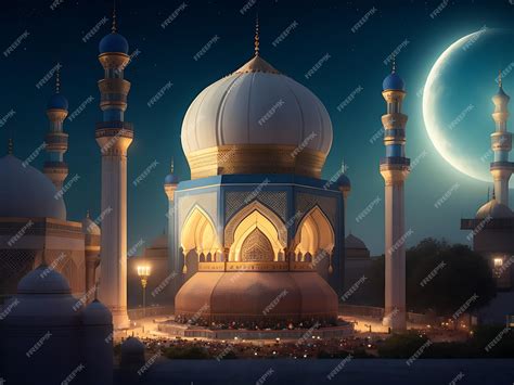 Premium Ai Image Happy Eid Eid Mobarak Image