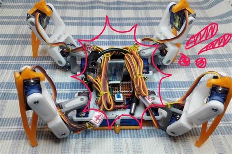 DIY Spider Robot Quad Robot Quadruped Spider Robot Robot Quad