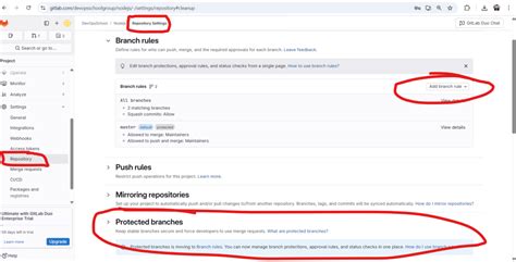 Gitlab Code Protected Git Branches Tutorial Guide