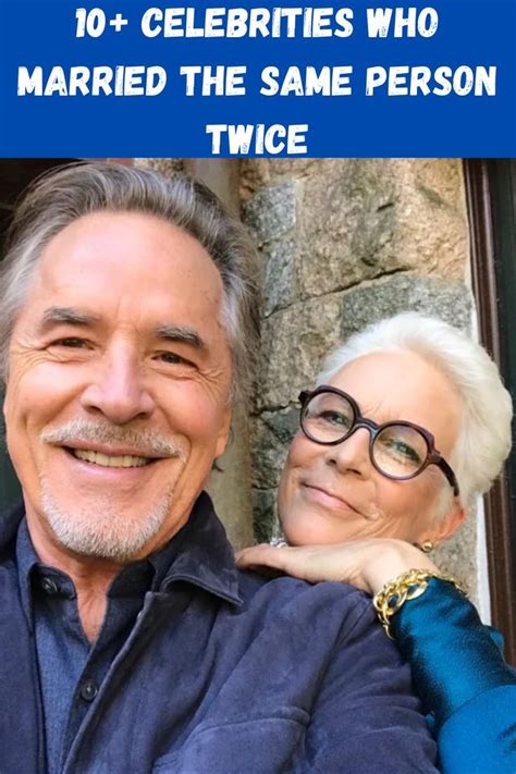 10 Celebrities Who Married The Same Person Twice