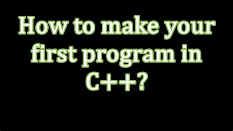 How To Make Your First C Program In Just One Minute Sumita Arora