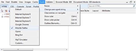 Discover The F12 Developer Tools In Ie9 Creative Bloq