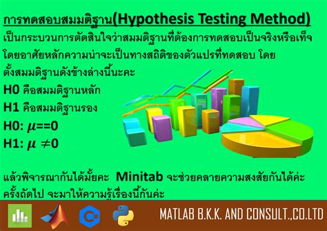 ใครรู้จักวิธี hypothesis test matlab bkk center